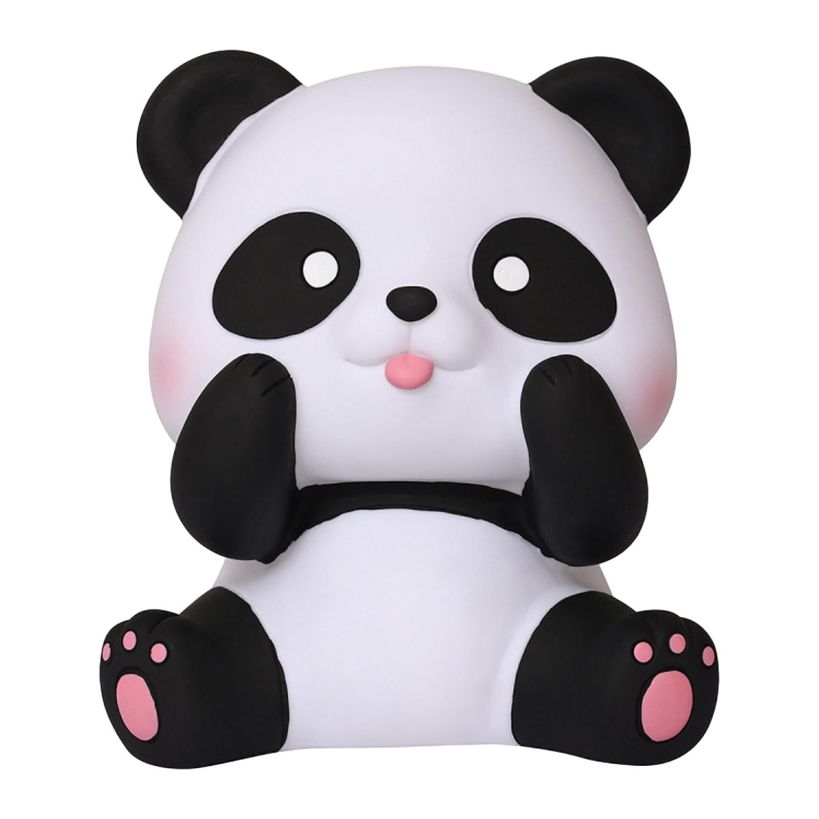 kowaku Money Bank Panda Figurines Change Box Decorative Animal Statue ...