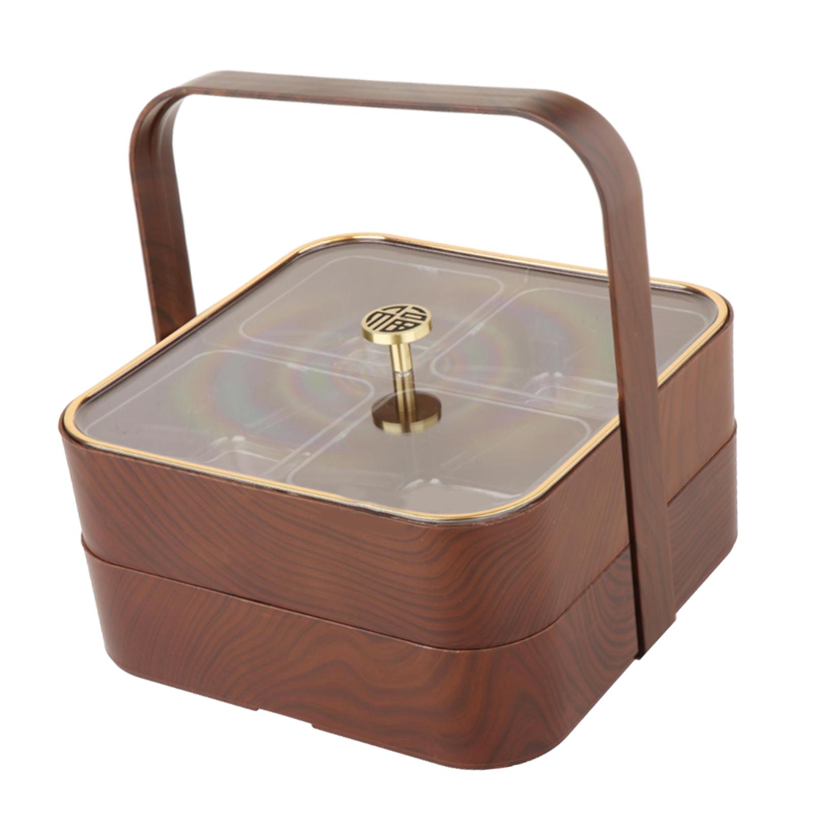 kowaku Party Snacks Tray Dried Fruit Tray with Lid Snack Serving Tray ...