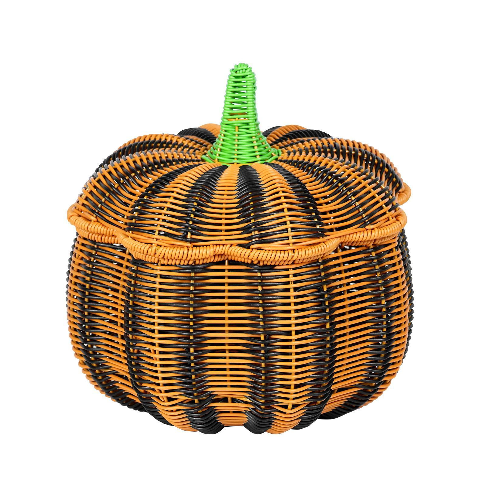 kowaku Pumpkin Storage Basket Picnic Basket Home Decoration Snack ...