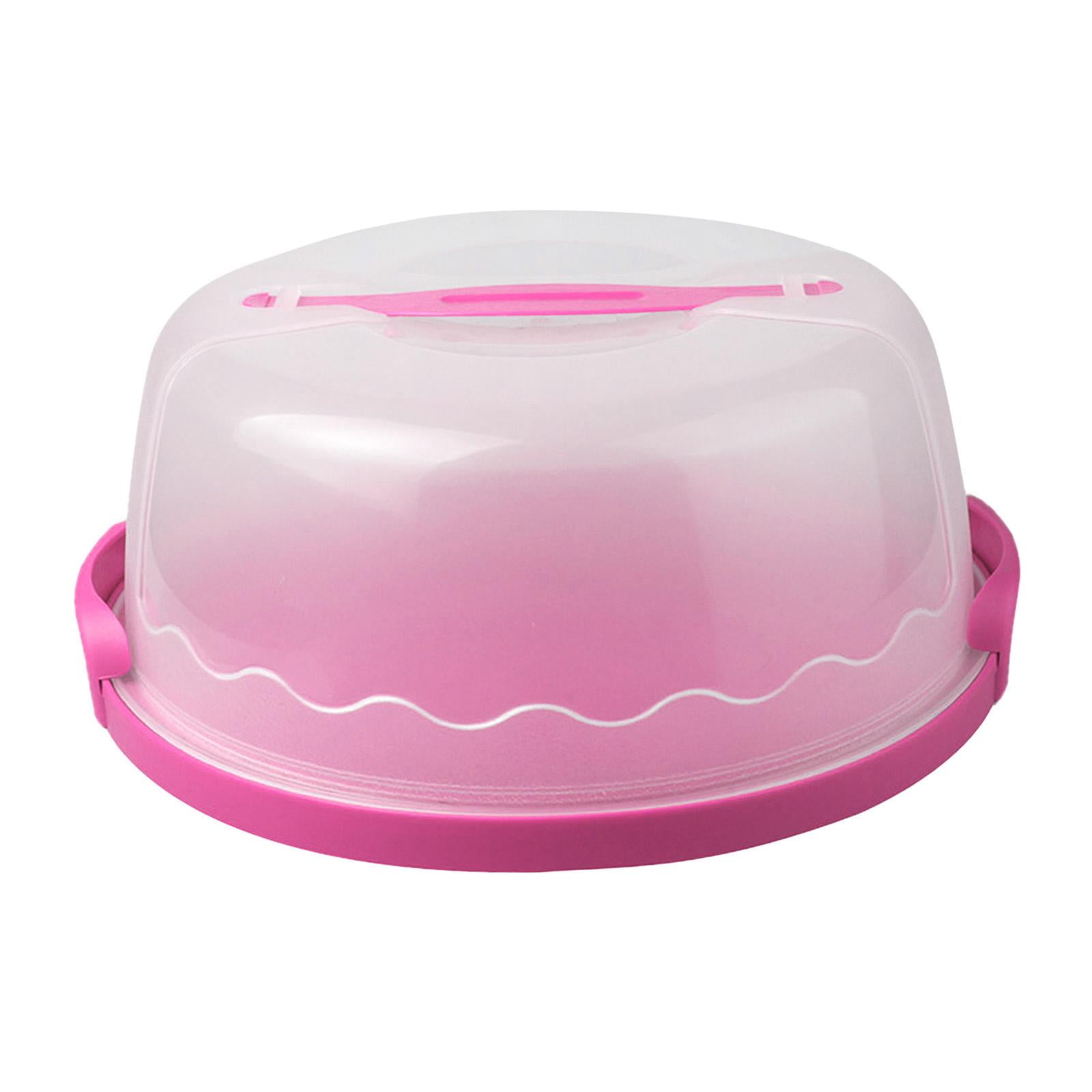 kowaku Round Cake Carrier,with Lid and Handle,Fits 10" Cakes,Transport ...
