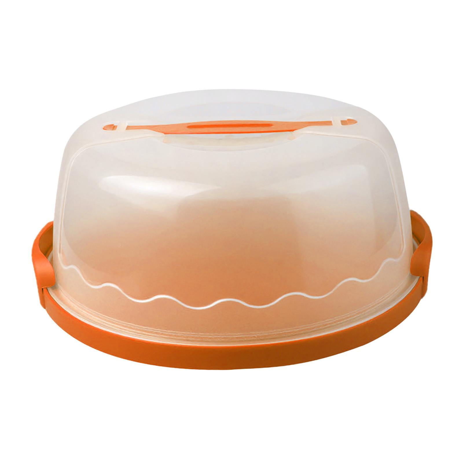 kowaku Round Cake Carrier,with Lid and Handle,Fits 10" Cakes,Transport ...