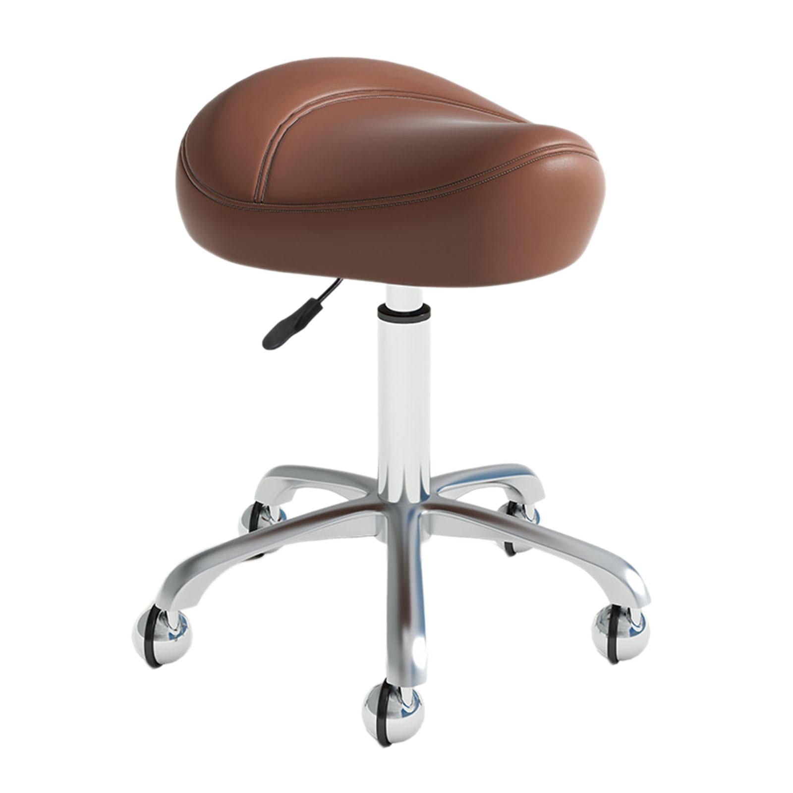 kowaku Saddle Stool Bar Stool Ergonomic PU Leather Rolling Chair Work ...