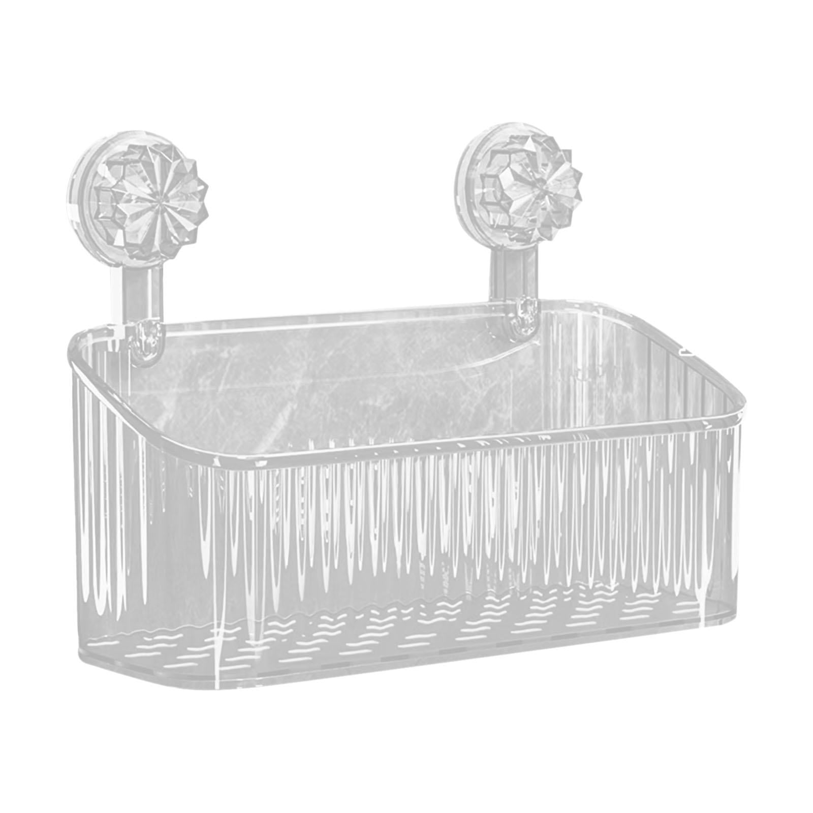 kowaku Shower Bathroom Floating Shelf Clear Reusable Waterproof Shower ...