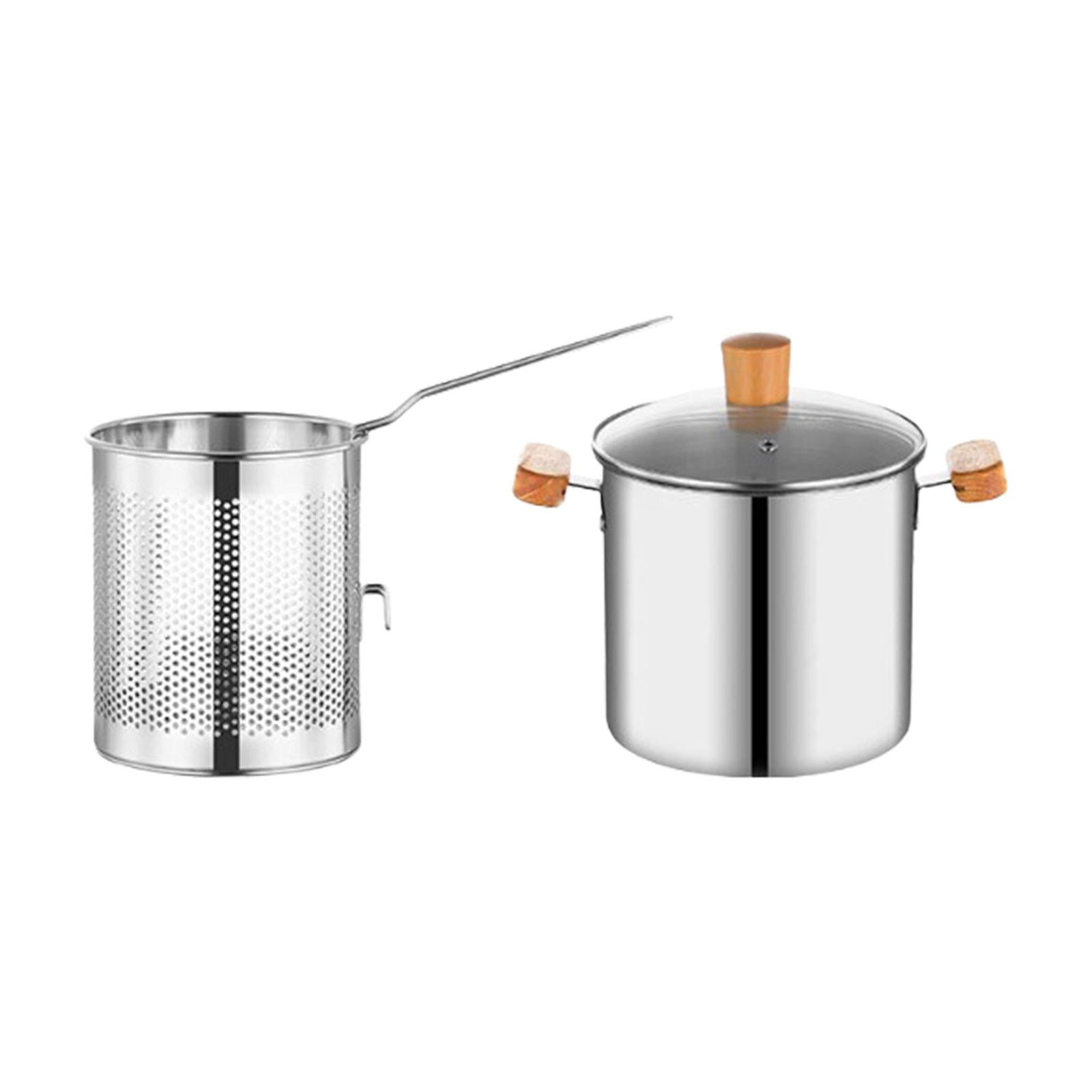 kowaku Stainless Steel Deep Frying Pot Soup Pot,Kitchenware,Portable ...