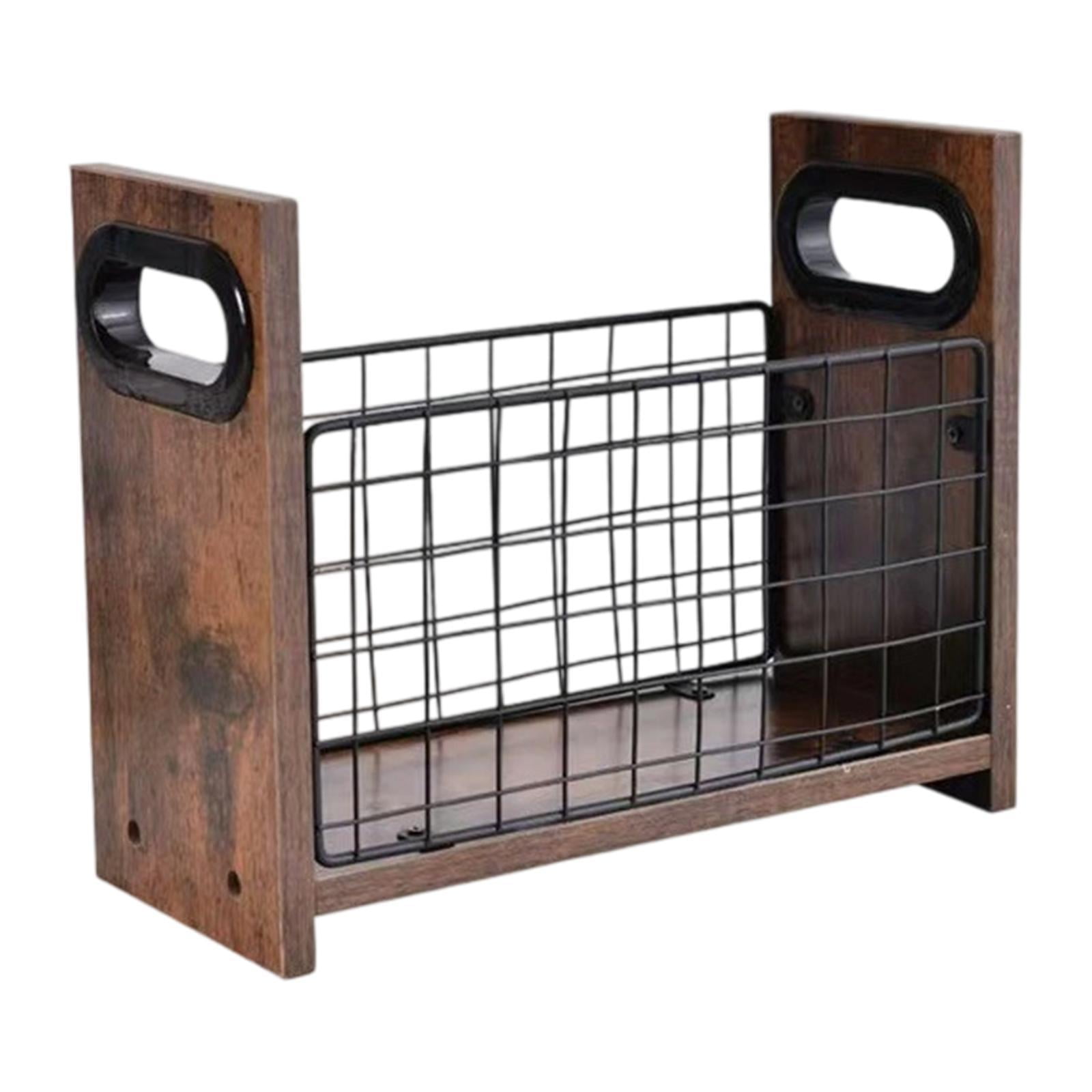 kowaku Storage Basket Document Letter Storage Basket Wood Multipurpose ...