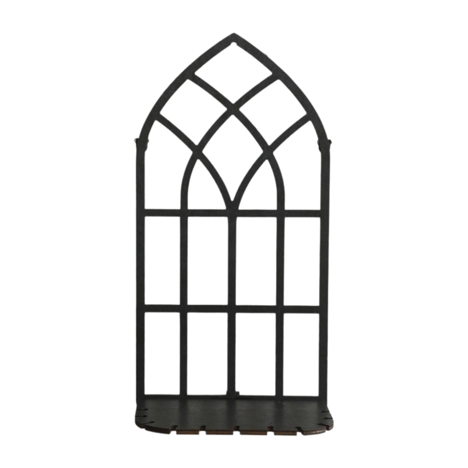 kowaku Window Candle Sconce Shelf Wood Rustic Wall Sconce Candle Holder ...