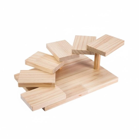 kowaku Wooden Sushi Stairs Artistic Presentation Japanese Style ...