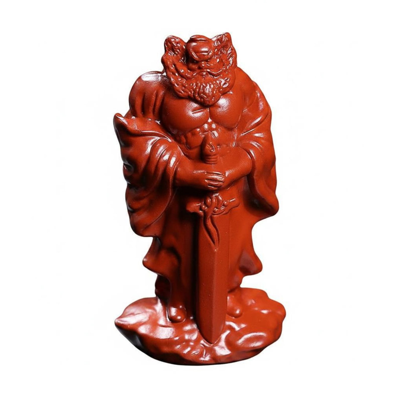 kowaku Yixing Clay Tea Pet Patina Forming Ancient Judge Statue ...