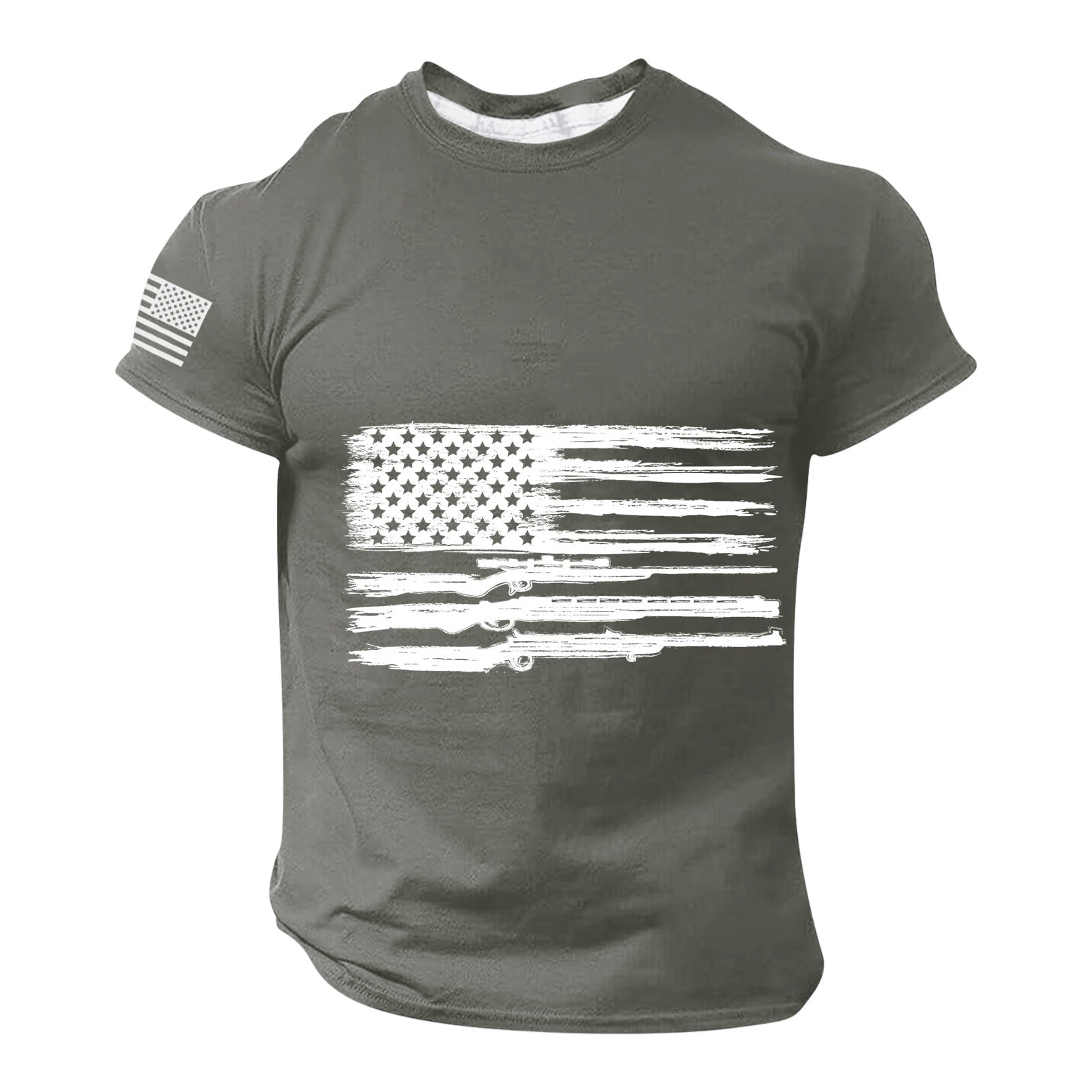 kpoplk American Flag Shirts for Men USA Shirt Mens Patriotic Outfit USA ...