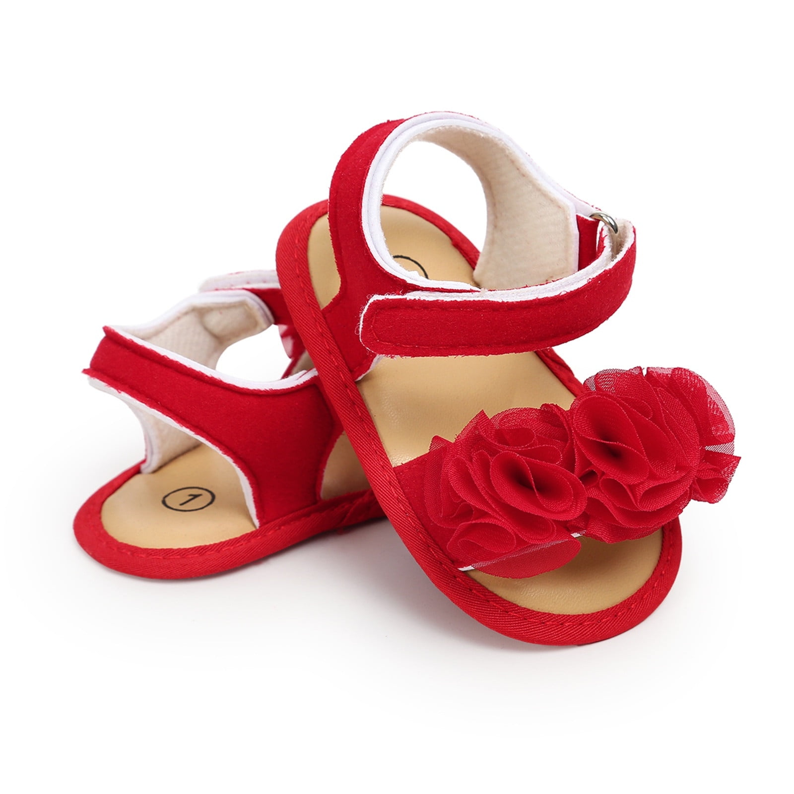 kpoplk Baby Sandals Baby Girls Rose Princess Sandals The Floor Barefoot ...