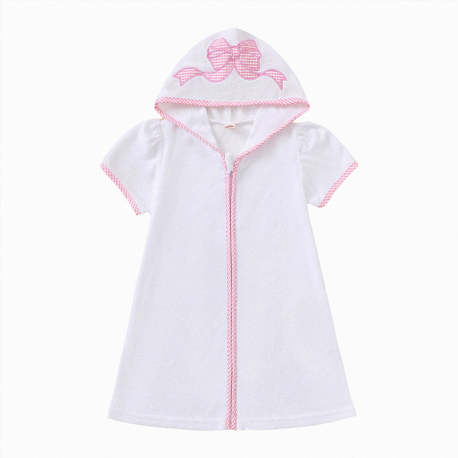 kpoplk Boys Girls Cover Ups for Swimwear Kid Swimsuit Coverup Terry Zip ...