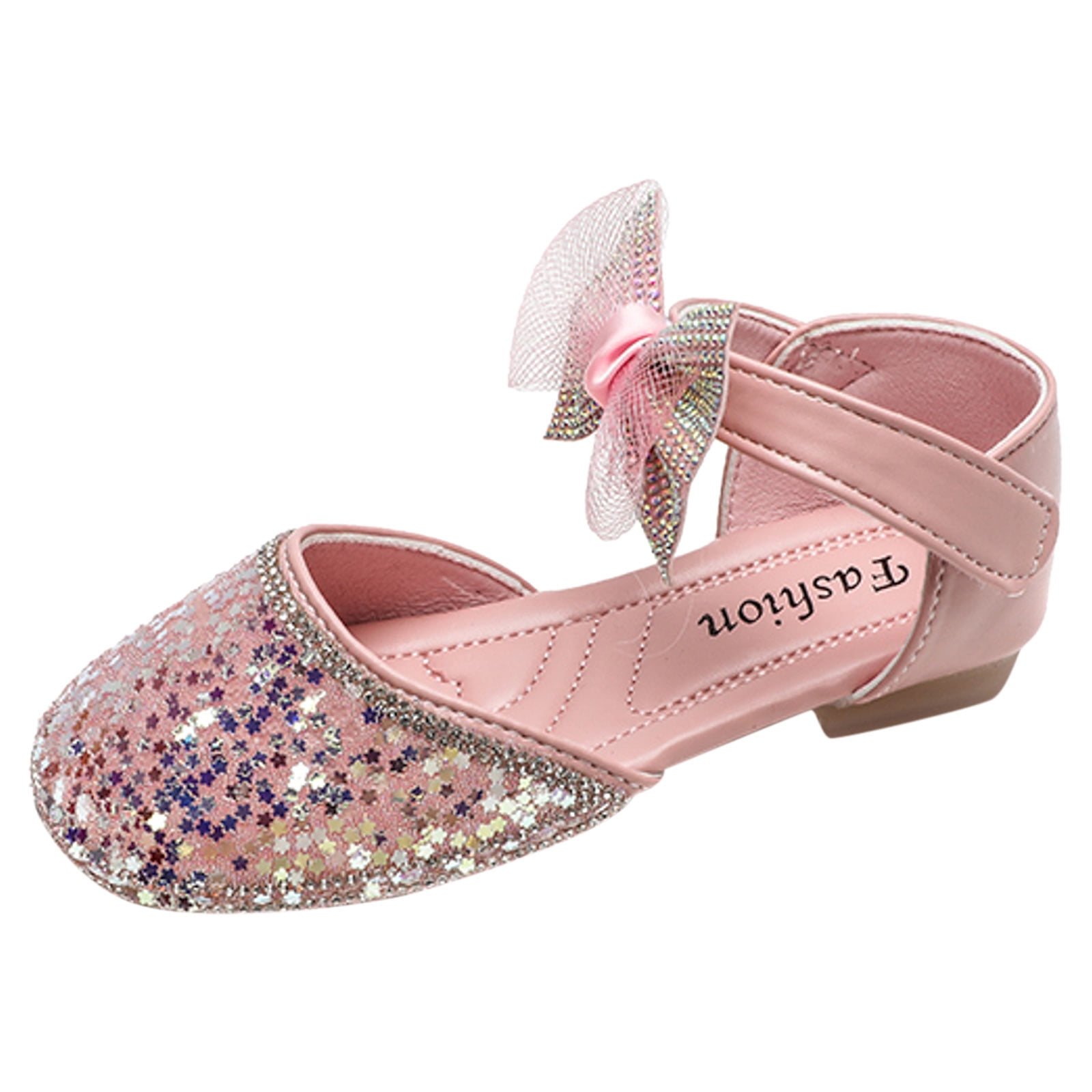 kpoplk Girls Wedding Party Dress Shoes Princess Crystal Flower Ballet ...