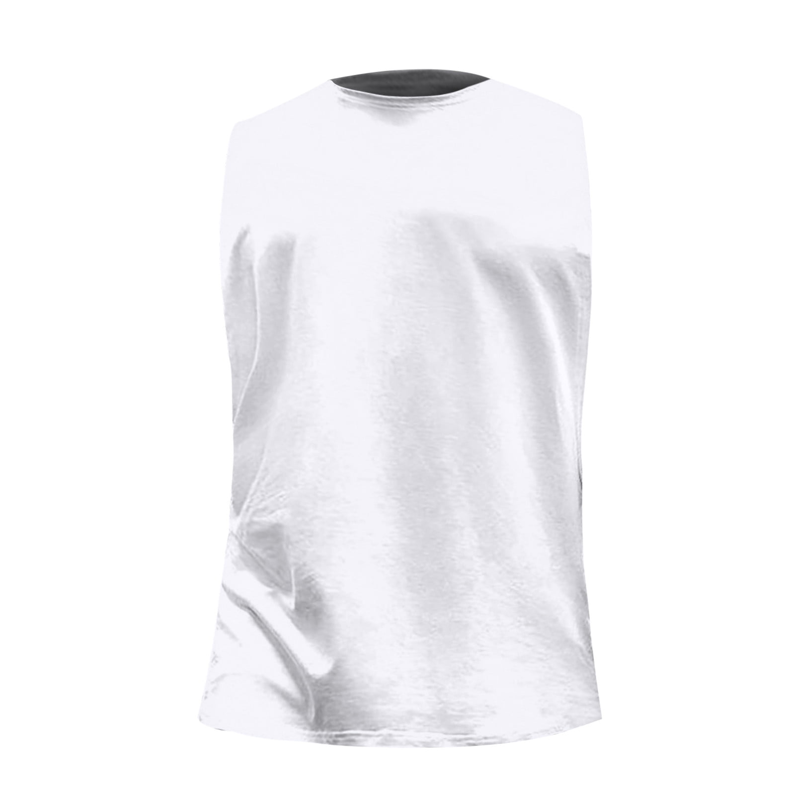 Kpoplk Men Tank Top Cotton Sleeveless Shirts For Him Mens Muscle Shirts