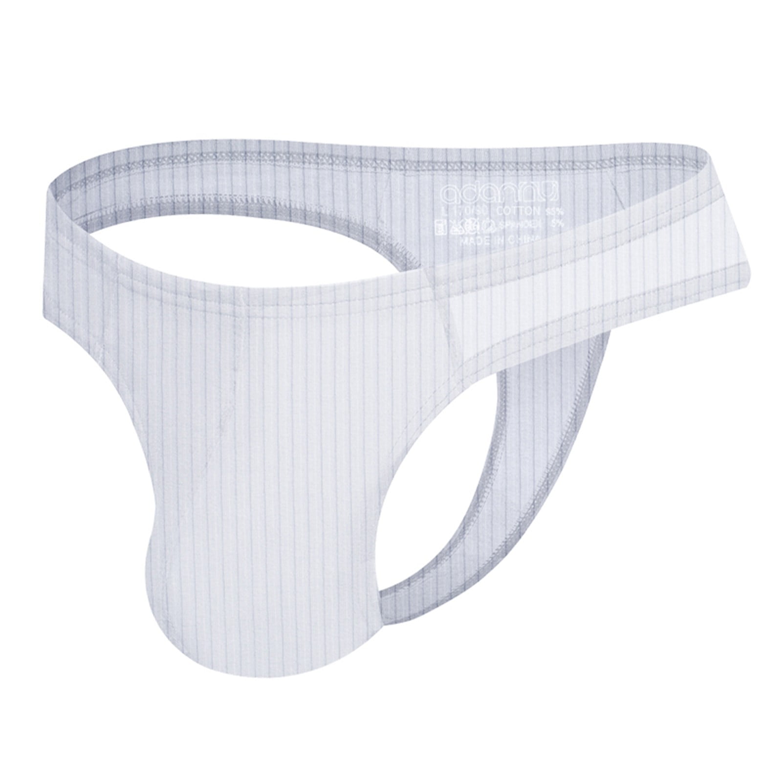 kpoplk Men's Padded Enhancing Underwear Rounderbum Brief White,L ...