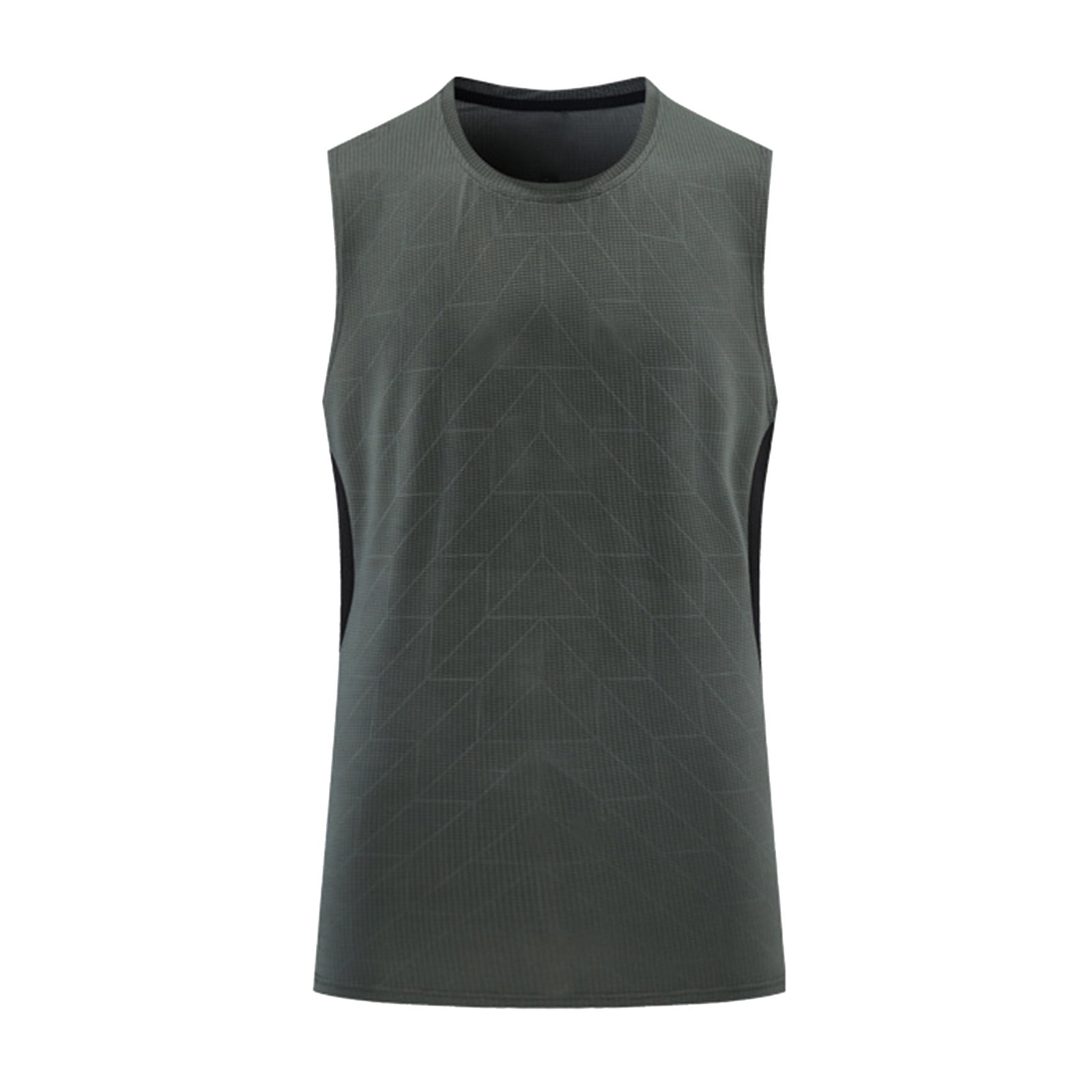 kpoplk Men's Sleeveless Muscle Stringer Tank Top Cut Open Gym Training ...