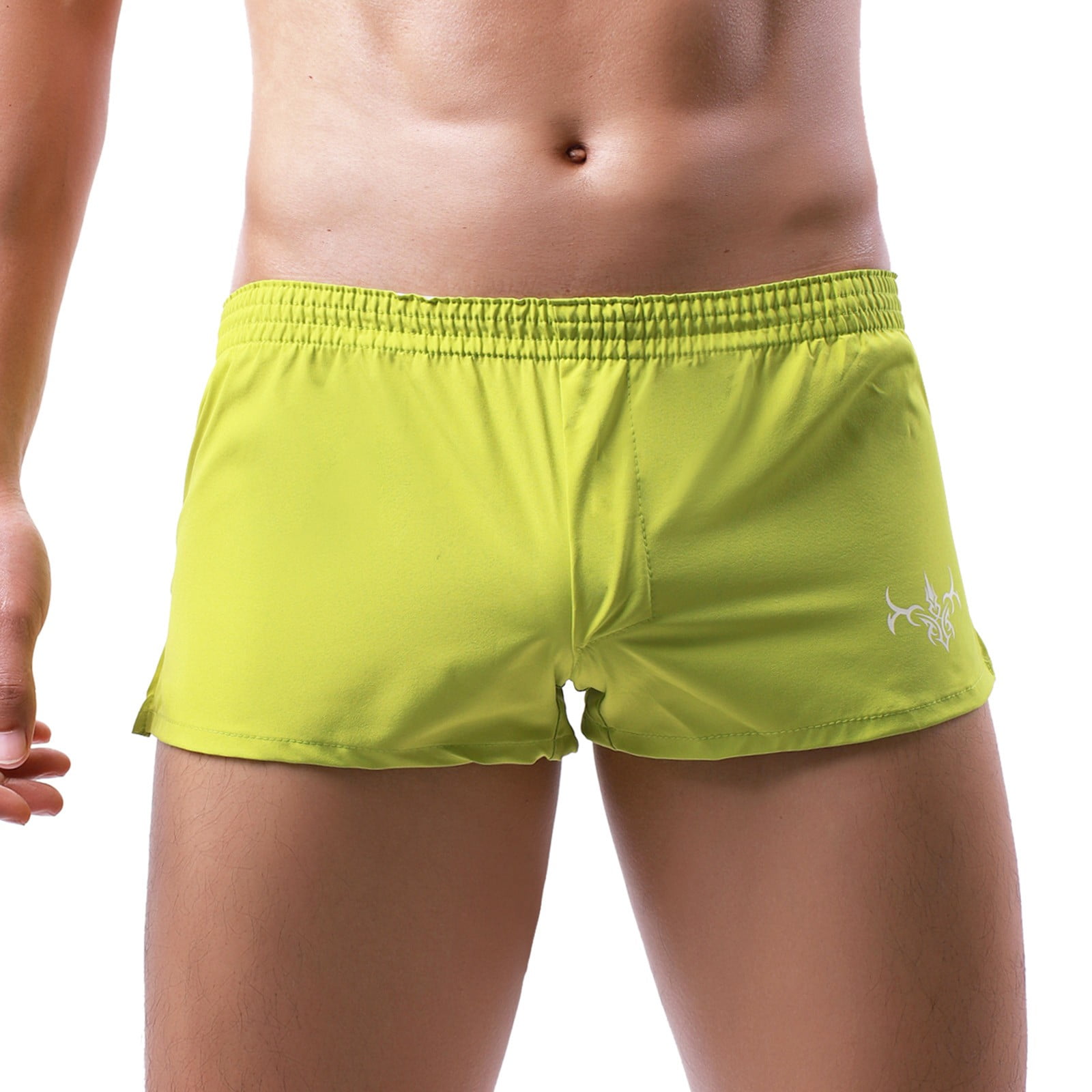 Kpoplk Mens Swimsuit Trunks With Zipper Pockets Quick Dry Swimwear