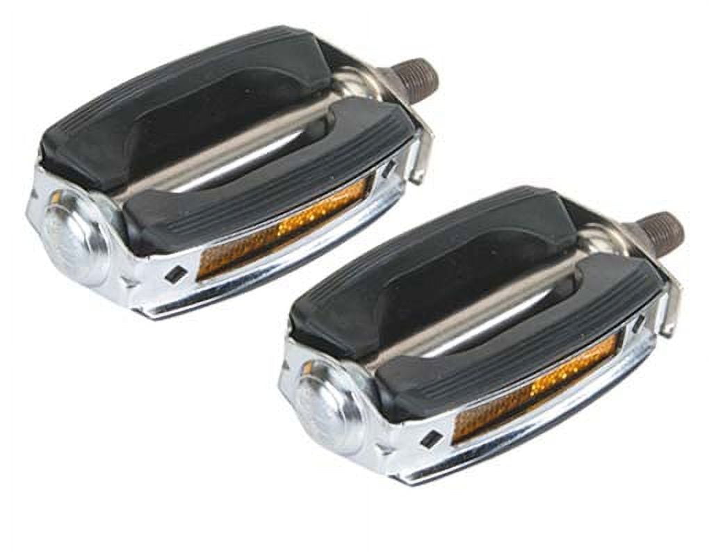 krate Pedals 1/2" Black/Chrome. Bike pedals, bicycle pedal, for ...
