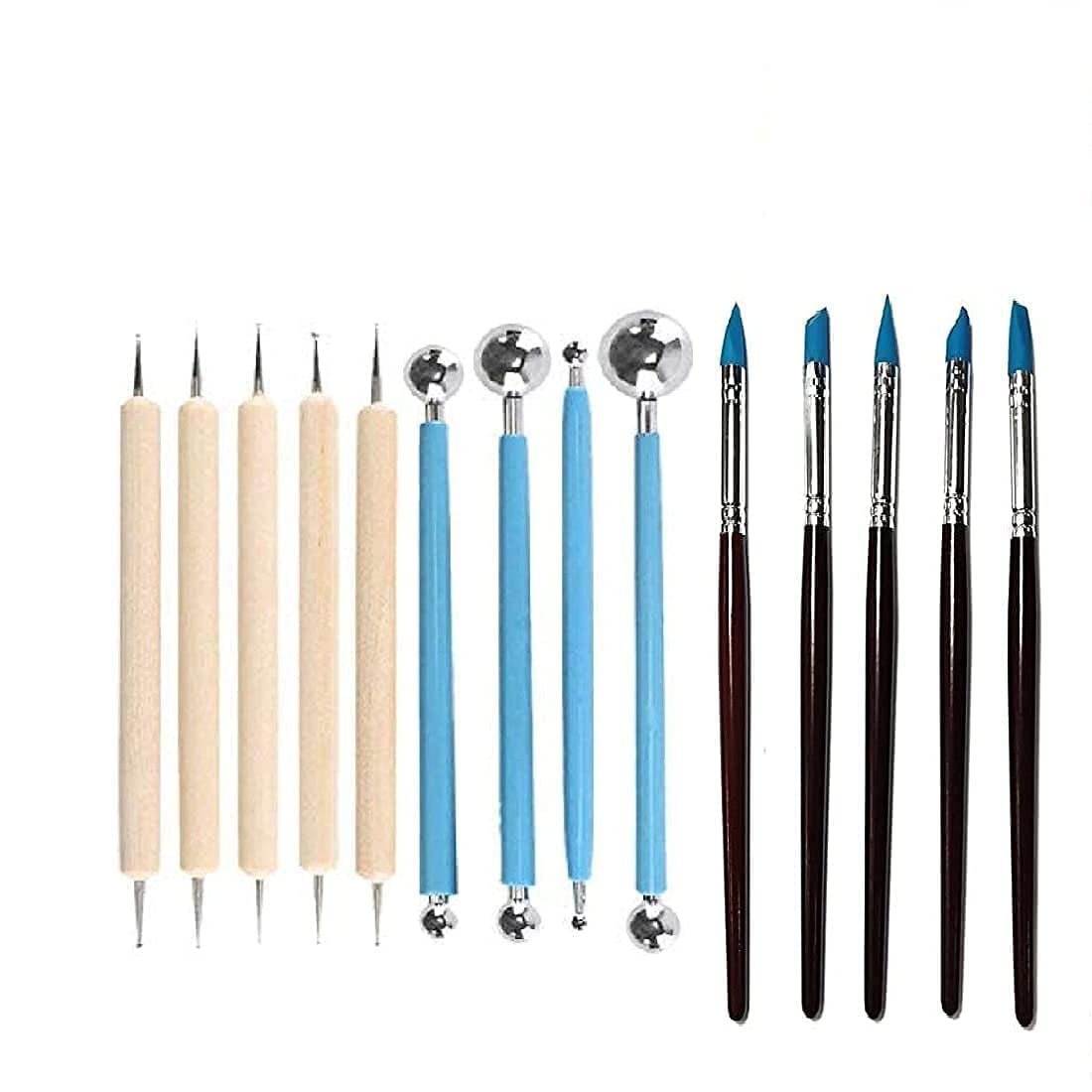 kreni enterprises 14 Pcs Pottery Tools Clay Modelling Tools Polymer ...