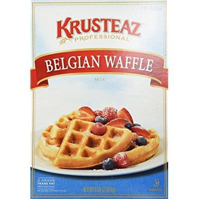 Krusteaz Instant Add Water Light Fluffy Belgium Waffle Mix - 5 Pound, 6 ...