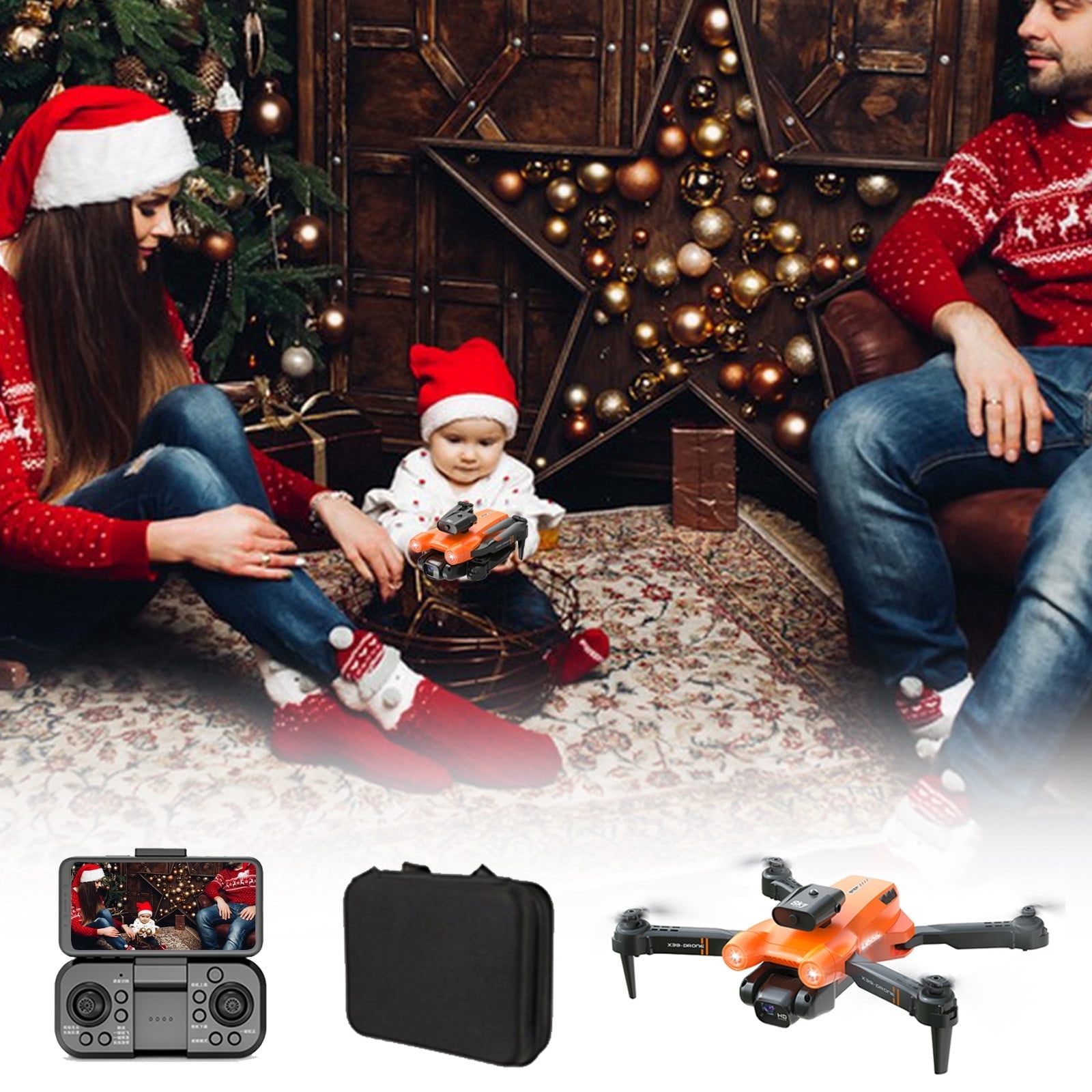 kttectoa Drones Gifts Drone with 1080P HD Fpv Camera Optical Fl-ow ...