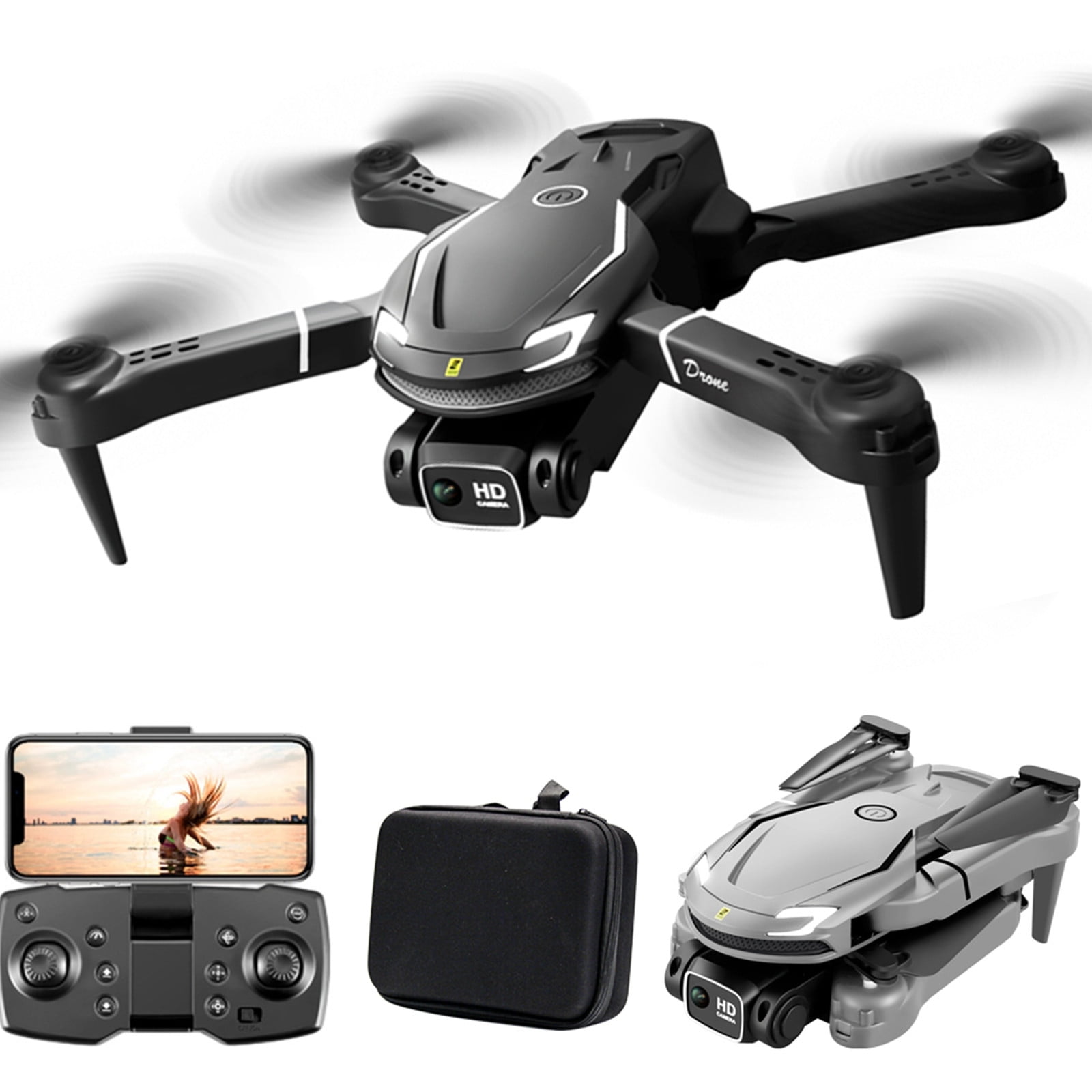 kttectoa Drones Gifts Drone with 4K HD Fpv Camera Remote Control Toys ...