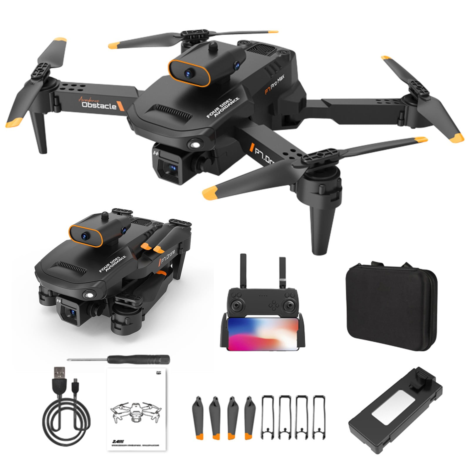 kttectoa Drones Gifts New Remote-controlled Folding Intelligent Four ...