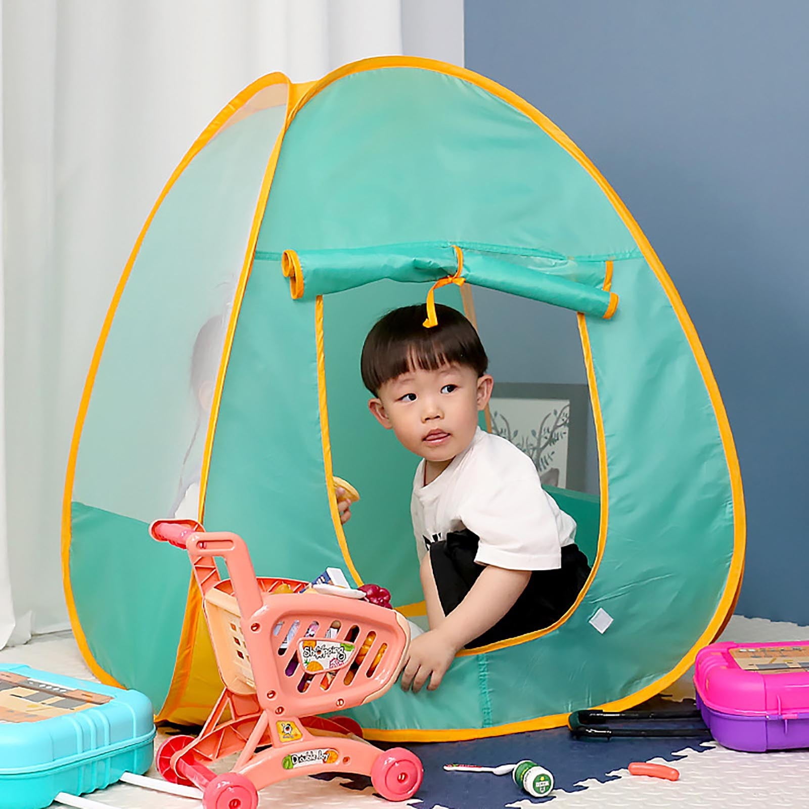 kttectoa Kids Toys Tent Outdoor Portable Simulation Camping Play Home ...