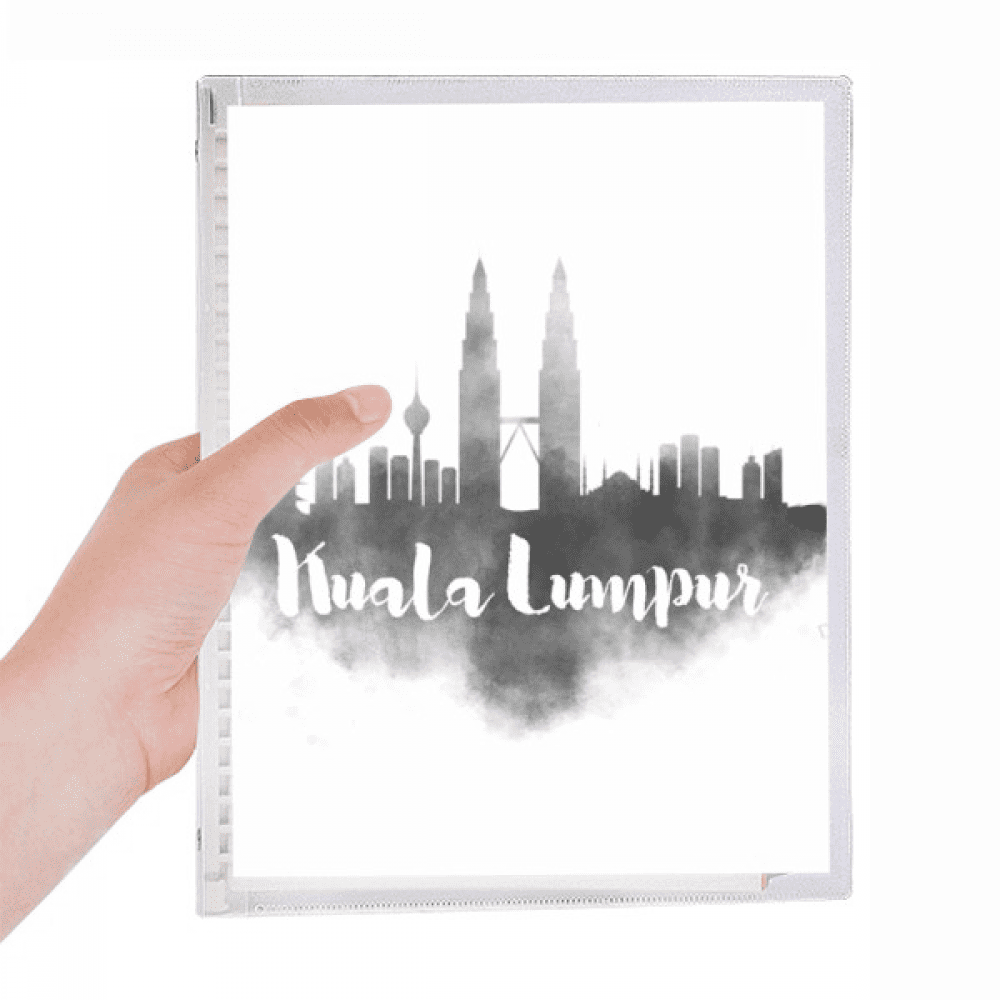 kuala lumpur malaysia landmark ink city notebook loose diary refillable ...