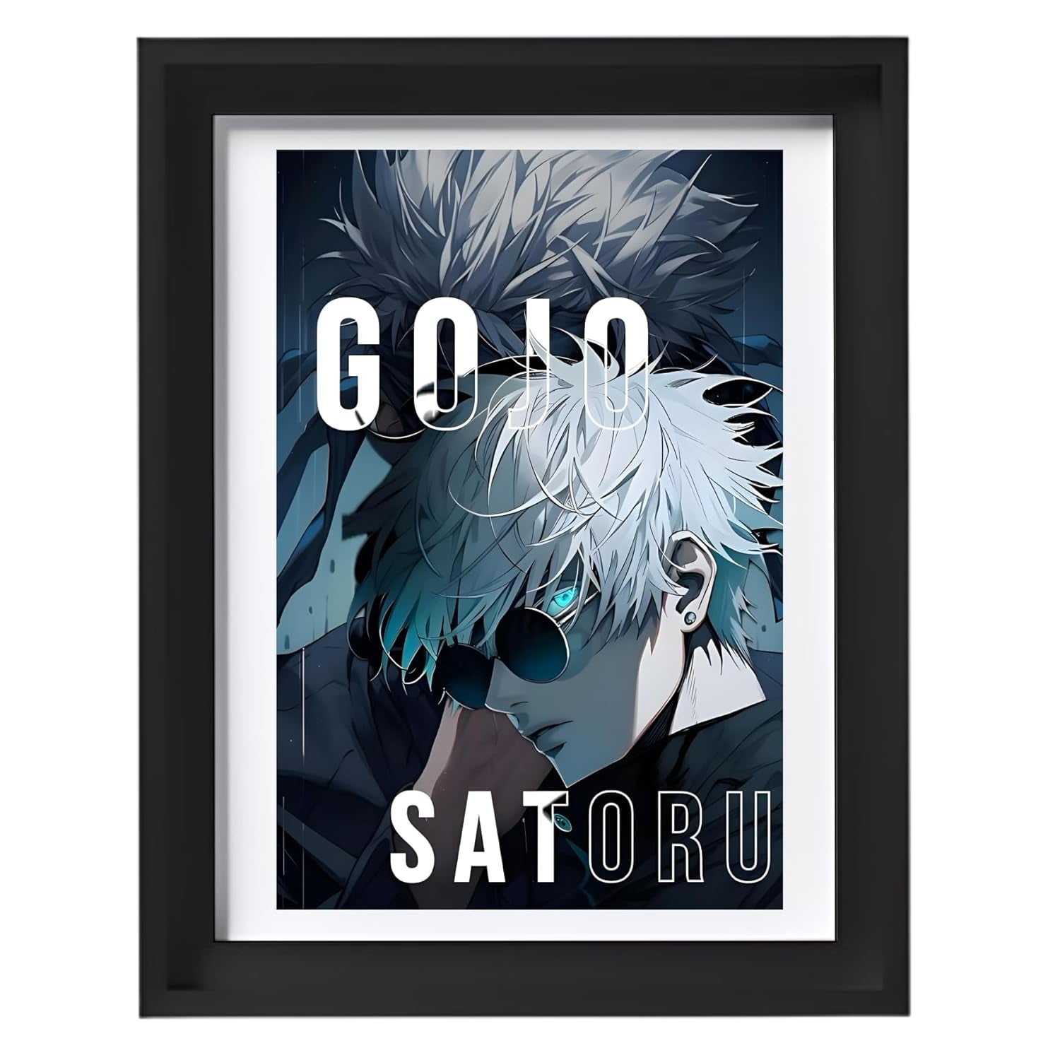 kuavi Gojo Satoru Poster Jujutsu Kaisen Anime Laminated Posters Framed ...