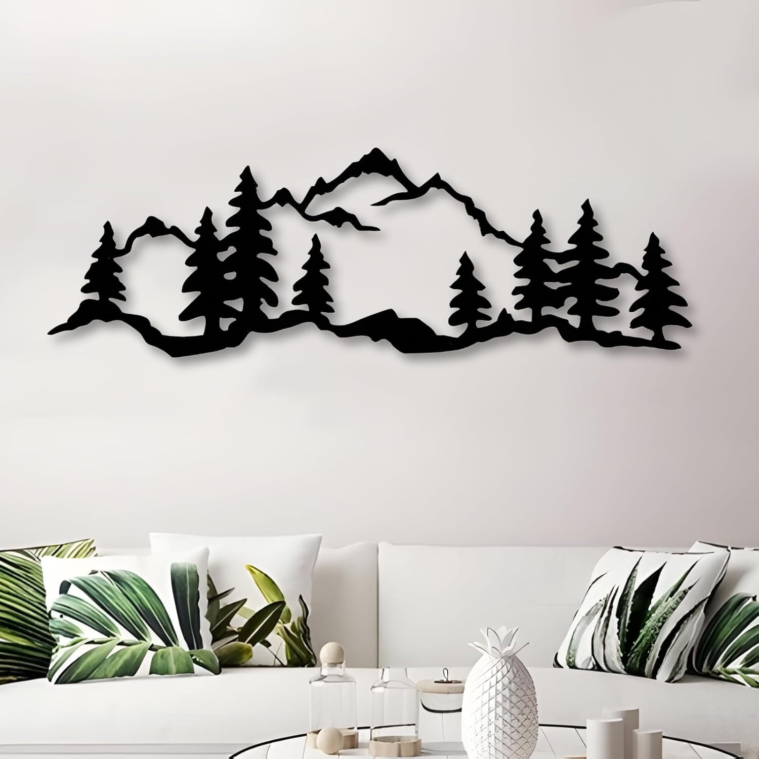 kuestboy Metal Mountain Range,Mountain Metal Wall Art,Metal Mountain ...