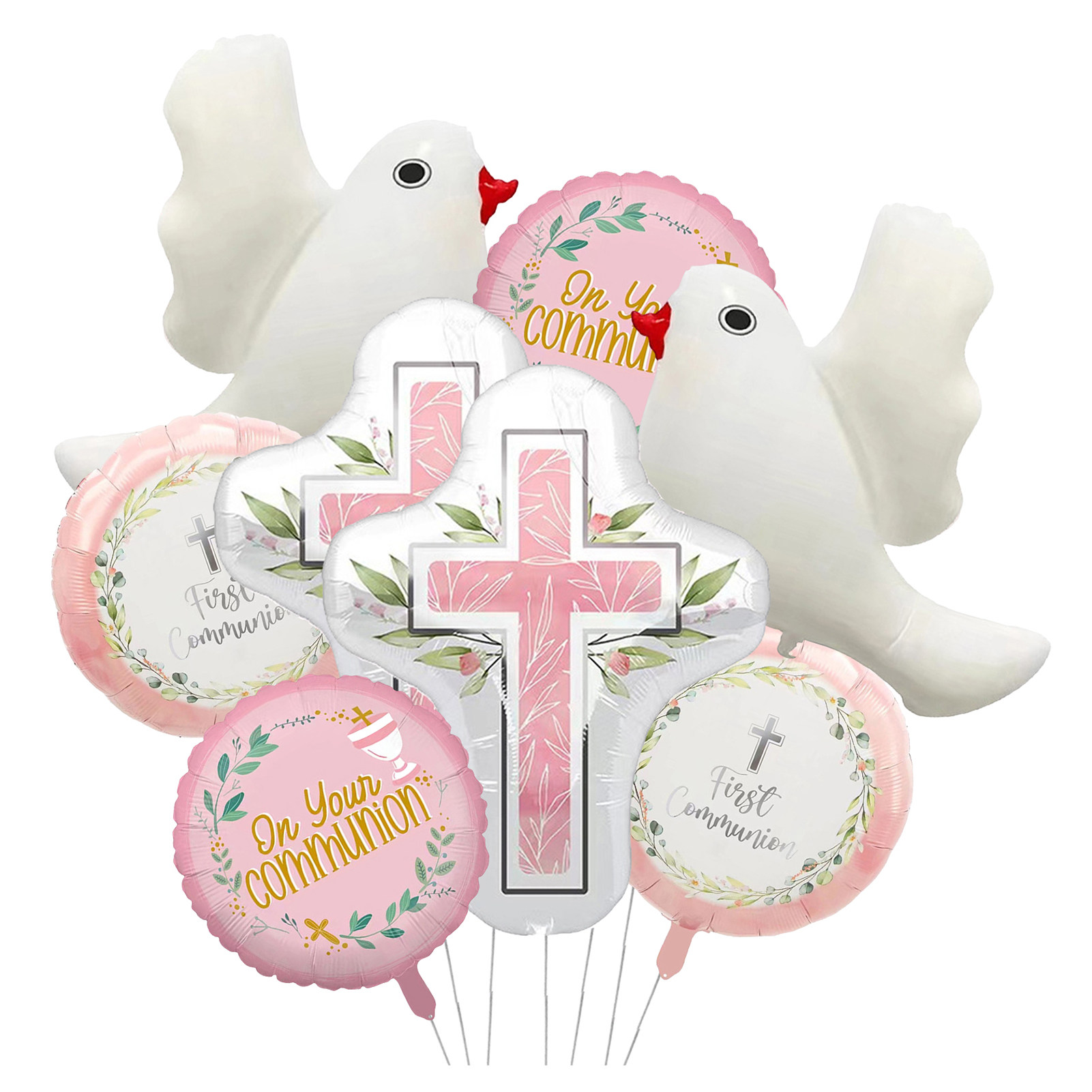 kuigmr Celebrations Party Balloons Communion Theme Decorations Blue ...