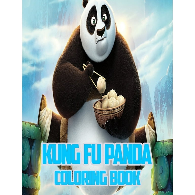 kung fu panda coloring pages po