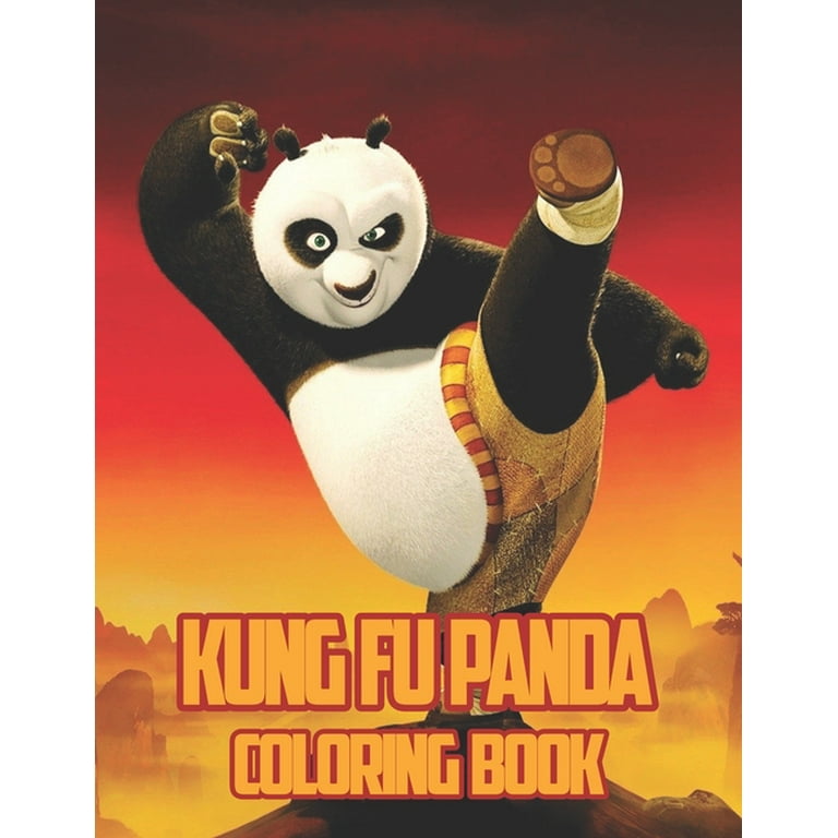 dung fu panda coloring pages