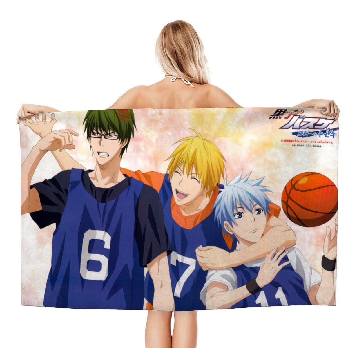 kuroko's basketball Gifts Beach Towel for Women Girl Birthday Inspired ...