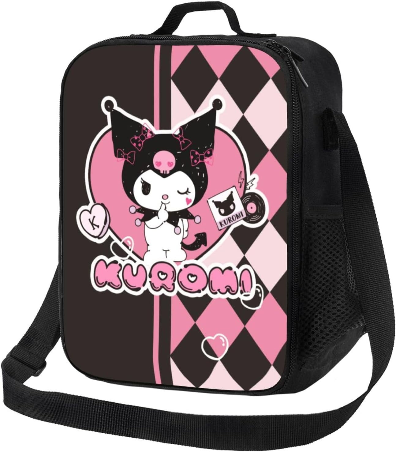 kuromi Cartoon Ku Romi Pattern Lunchbag Reusable Lunch Box Cartoon ...