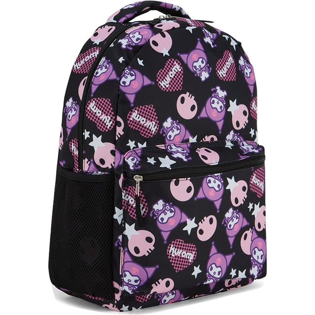 kuromi Hello Kitty Allover School Backpack - Hello Kitty, My Melody ...