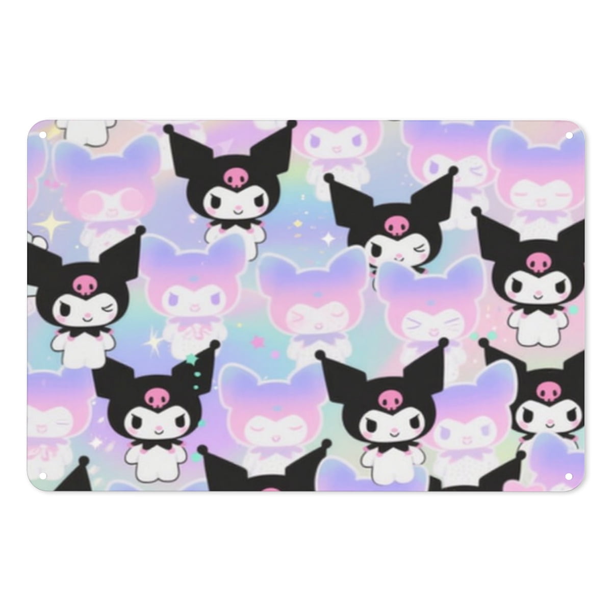 kuromi Horizontal Metal Wall Art - Multi-Size for Home Decor - Walmart.com