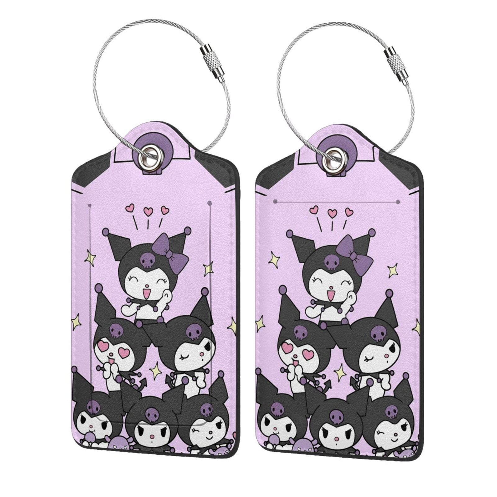 kuromi Luggage Tags for Suitcases Travel ID Identification Labels Set ...