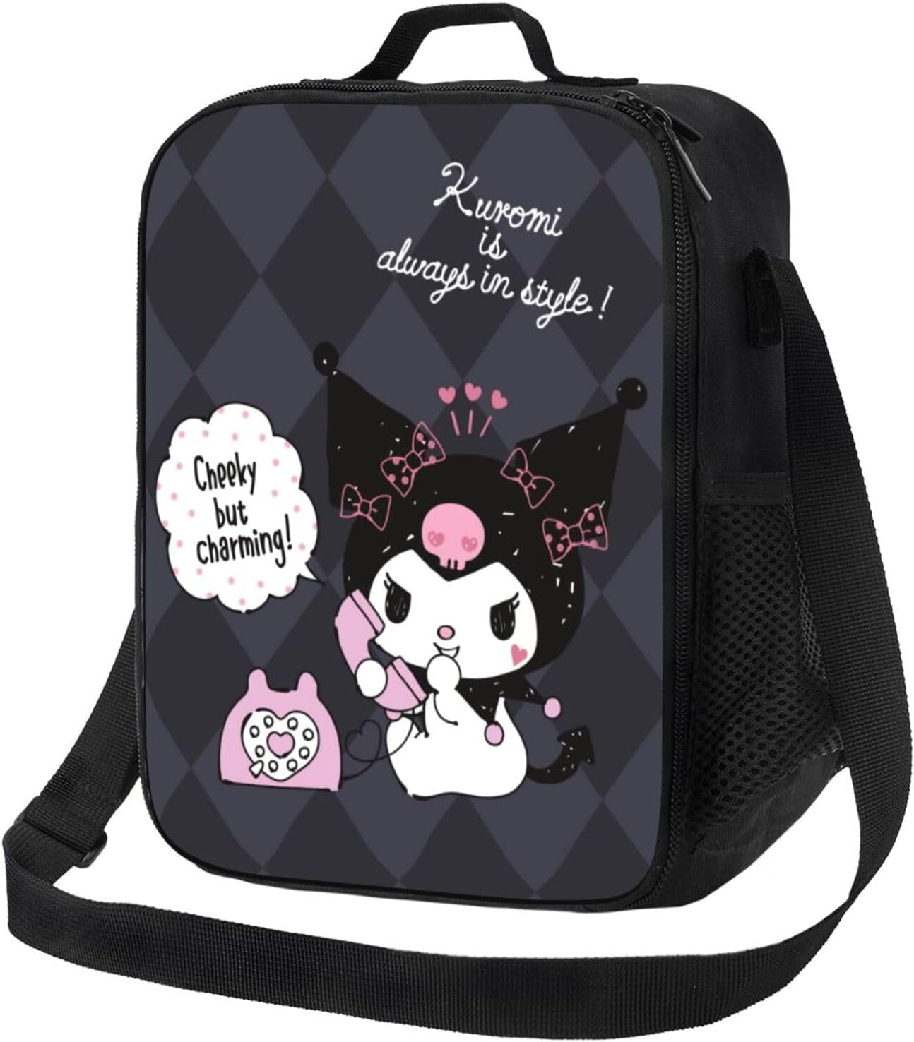 kuromi Lunch Bag For Women Men Insulated Blue Lunch Box For Adult ...