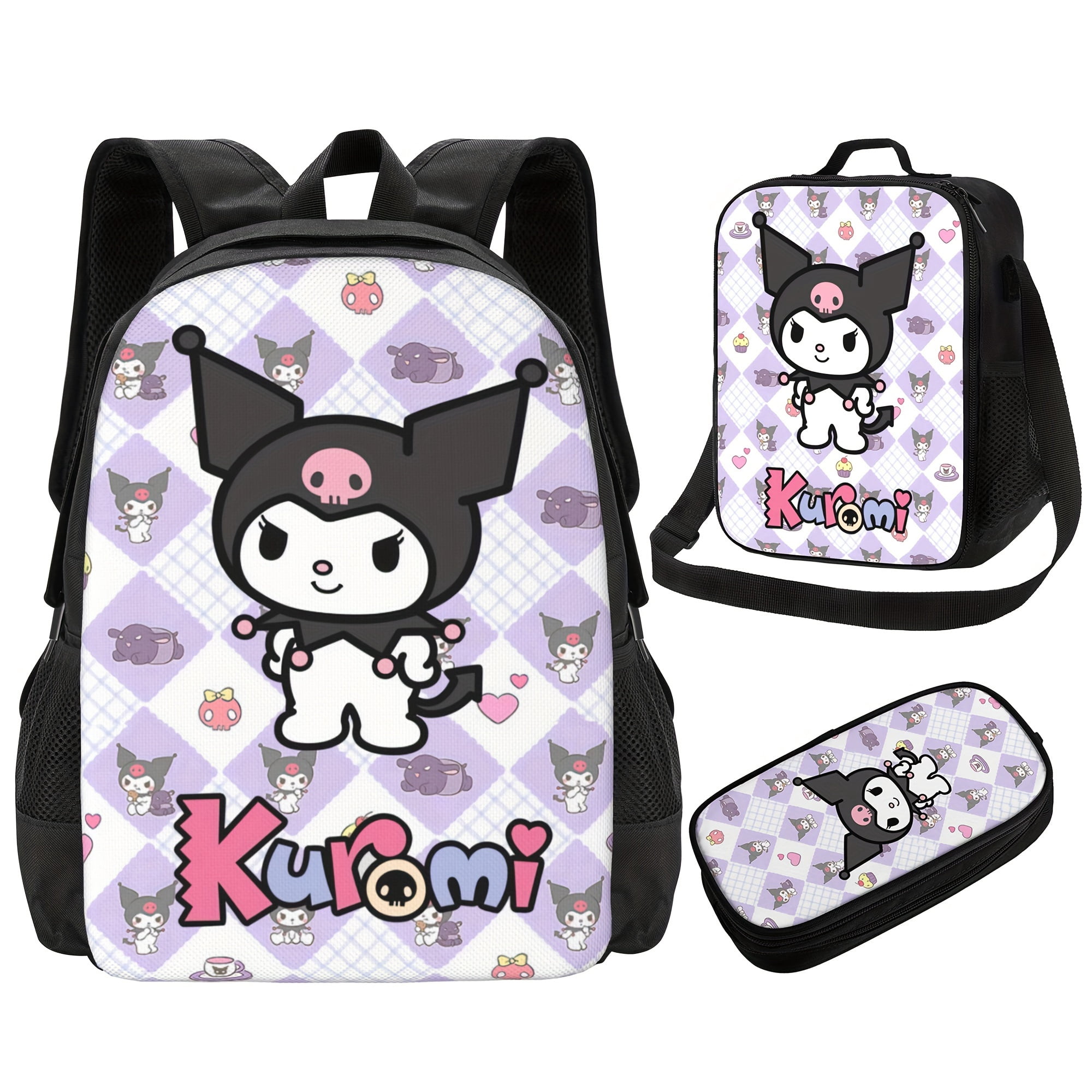 kuromi Move Anime Backpack Versatile Stylish Multifunctional Anime Bag ...