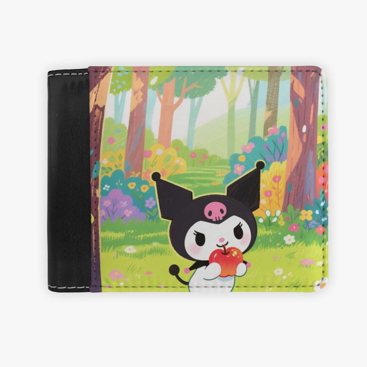 kuromi PU Bifold Wallet for Boys Girls, 4.64 x 3.71 Inches - Walmart.com