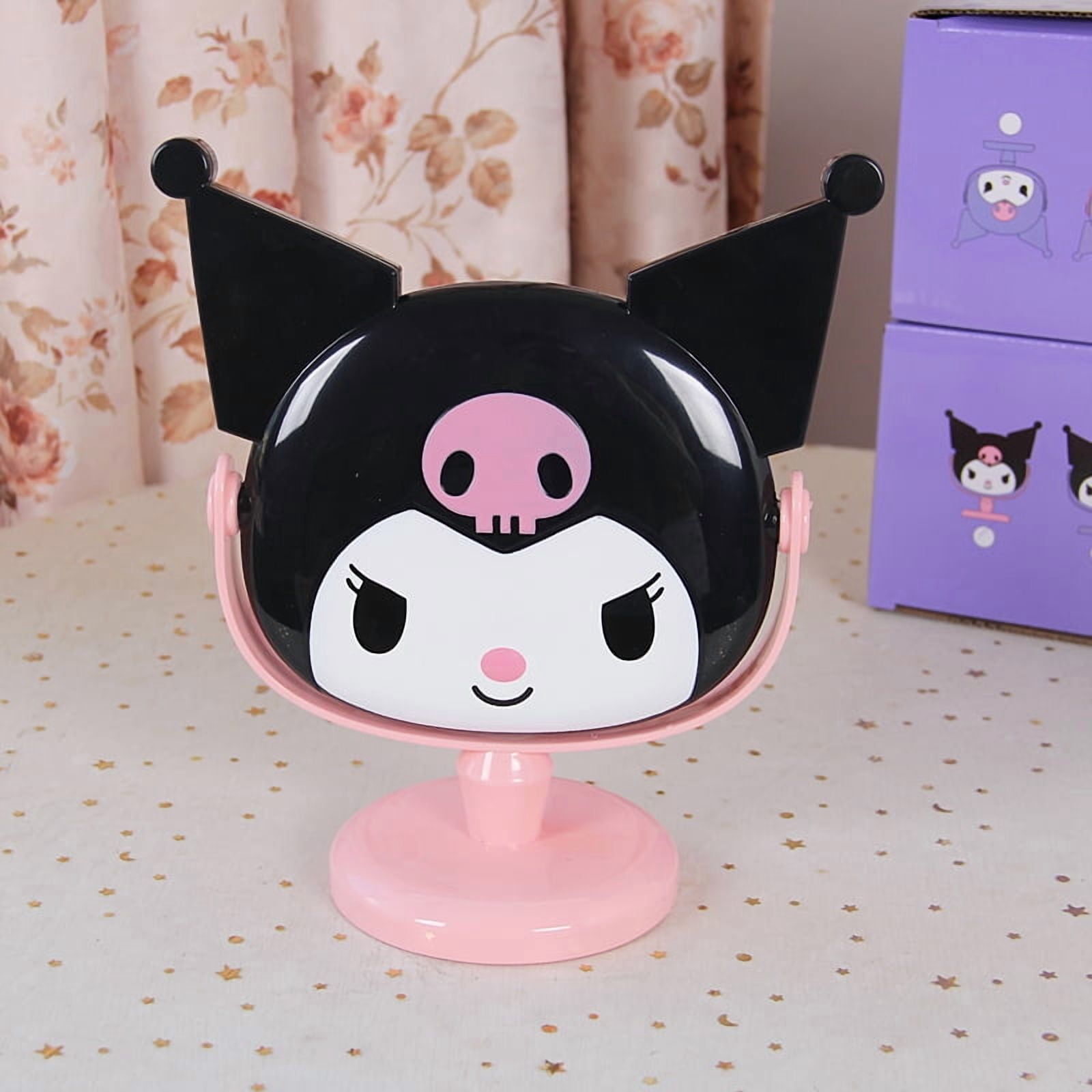 kuromi table mirror desktop mirror dressing table makeup desktop ...