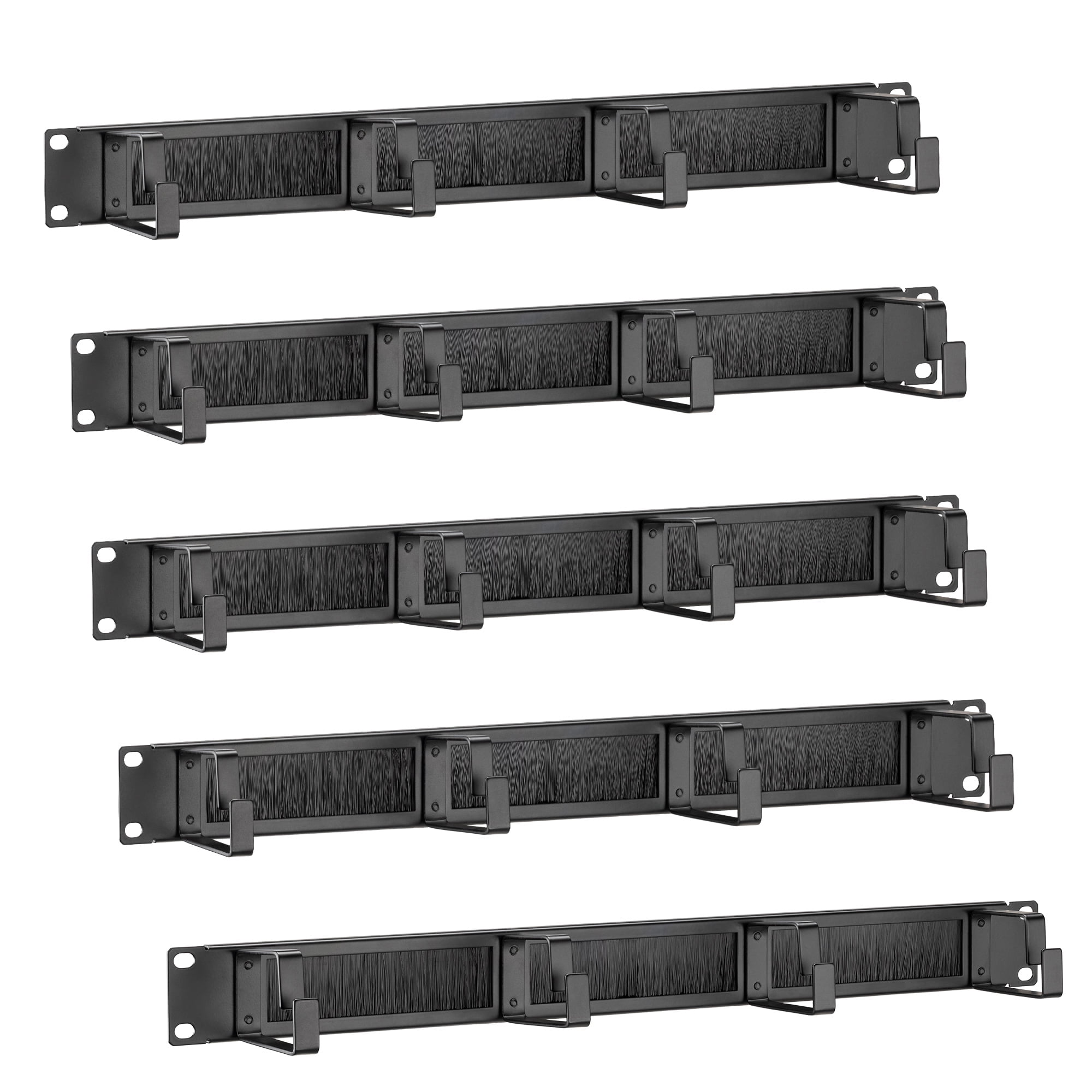 kwmobile 1U 19" Server Rack Cable Management Brackets (Pack of 5 ...