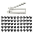 kwmobile 50 Pack M6 Cage Nuts, Bolts and Washers Kit - Cage Nuts Set ...