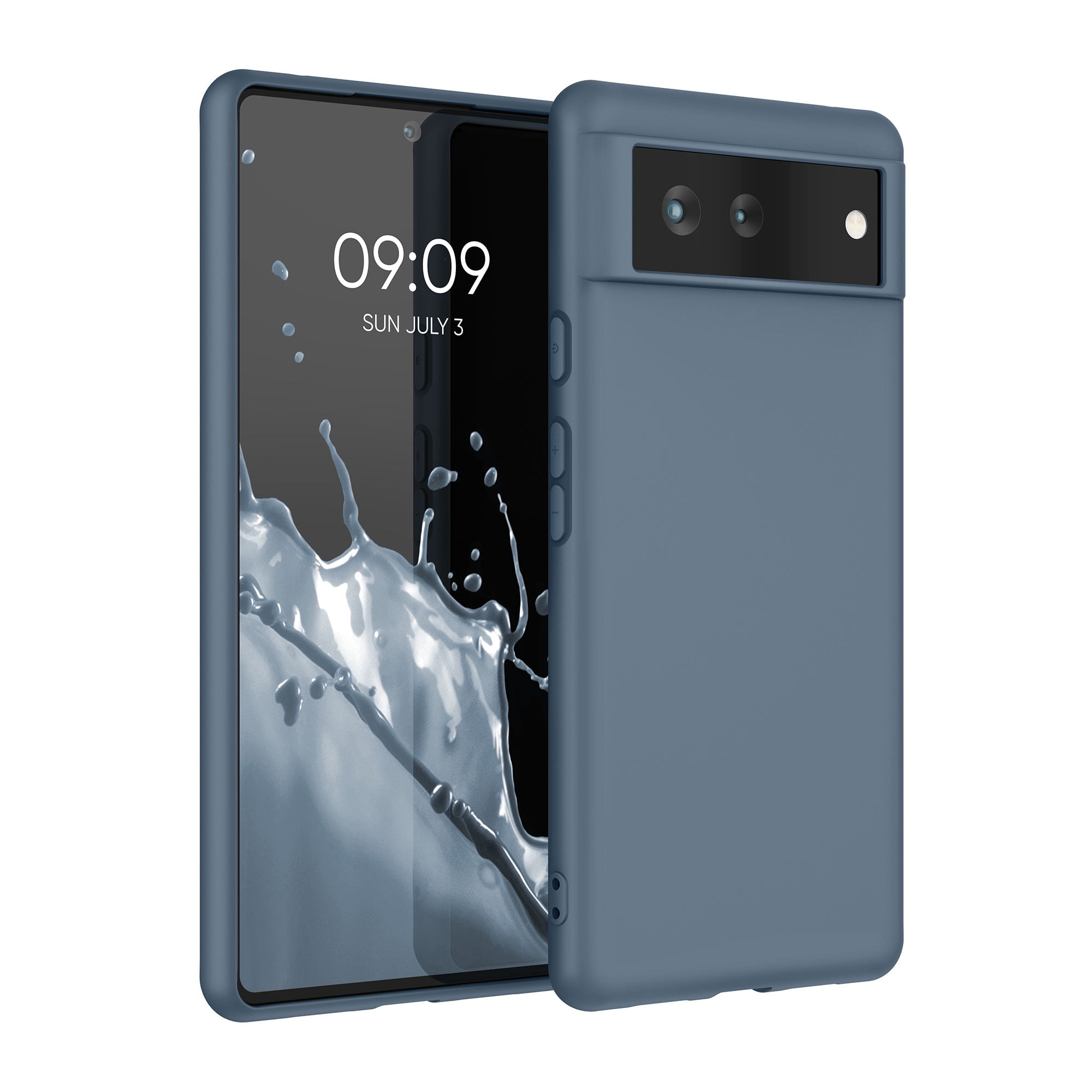 kwmobile Case Compatible with Google Pixel 6 Case - Soft Slim Protective TPU Silicone Cover ...