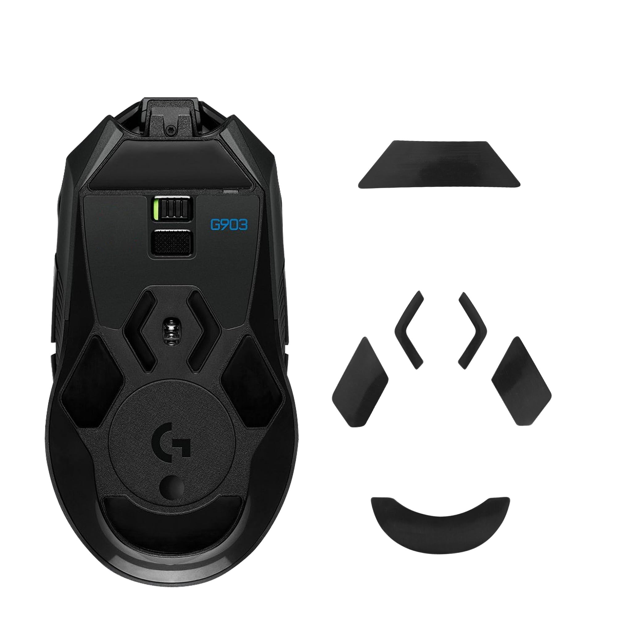 kwmobile Mouse Feet Replacement Compatible with Logitech G903 Computer ...