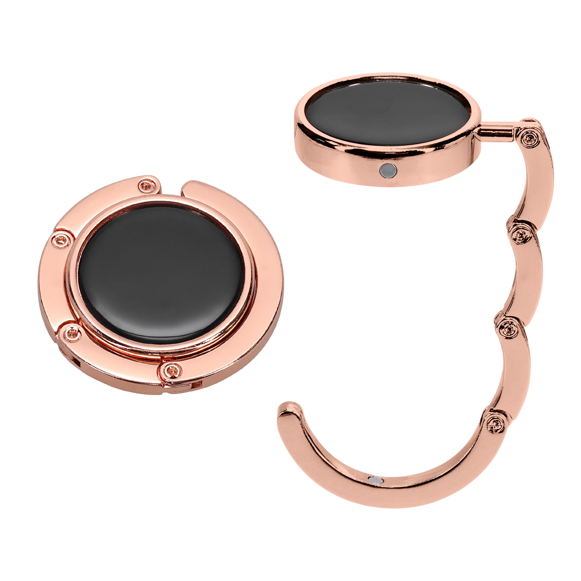 Kwmobile Rose Gold Folding Purse Hook Hangers - Set of 2 Portable Table ...