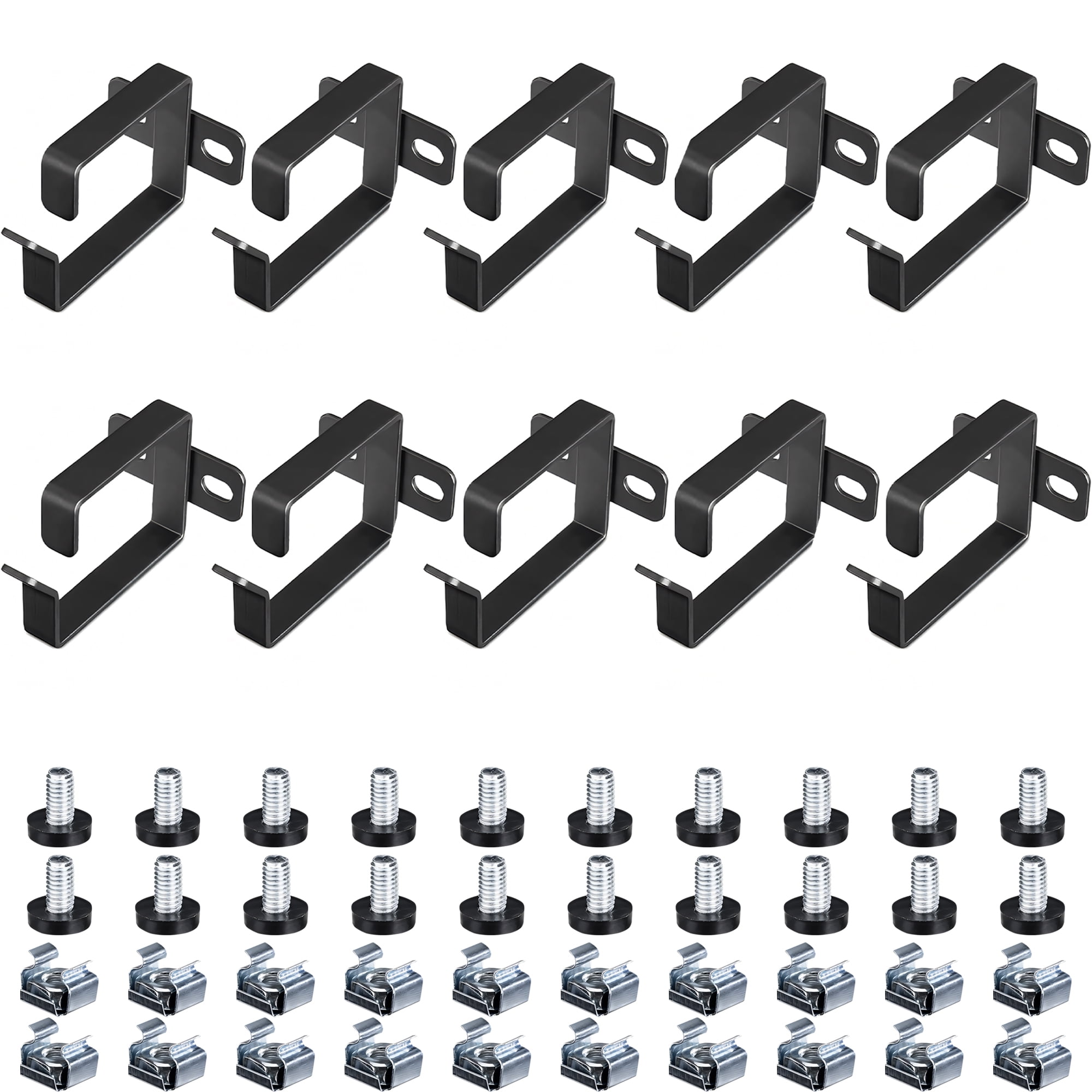 kwmobile Server Rack Cable Management D-Ring Hooks (10 Pieces ...