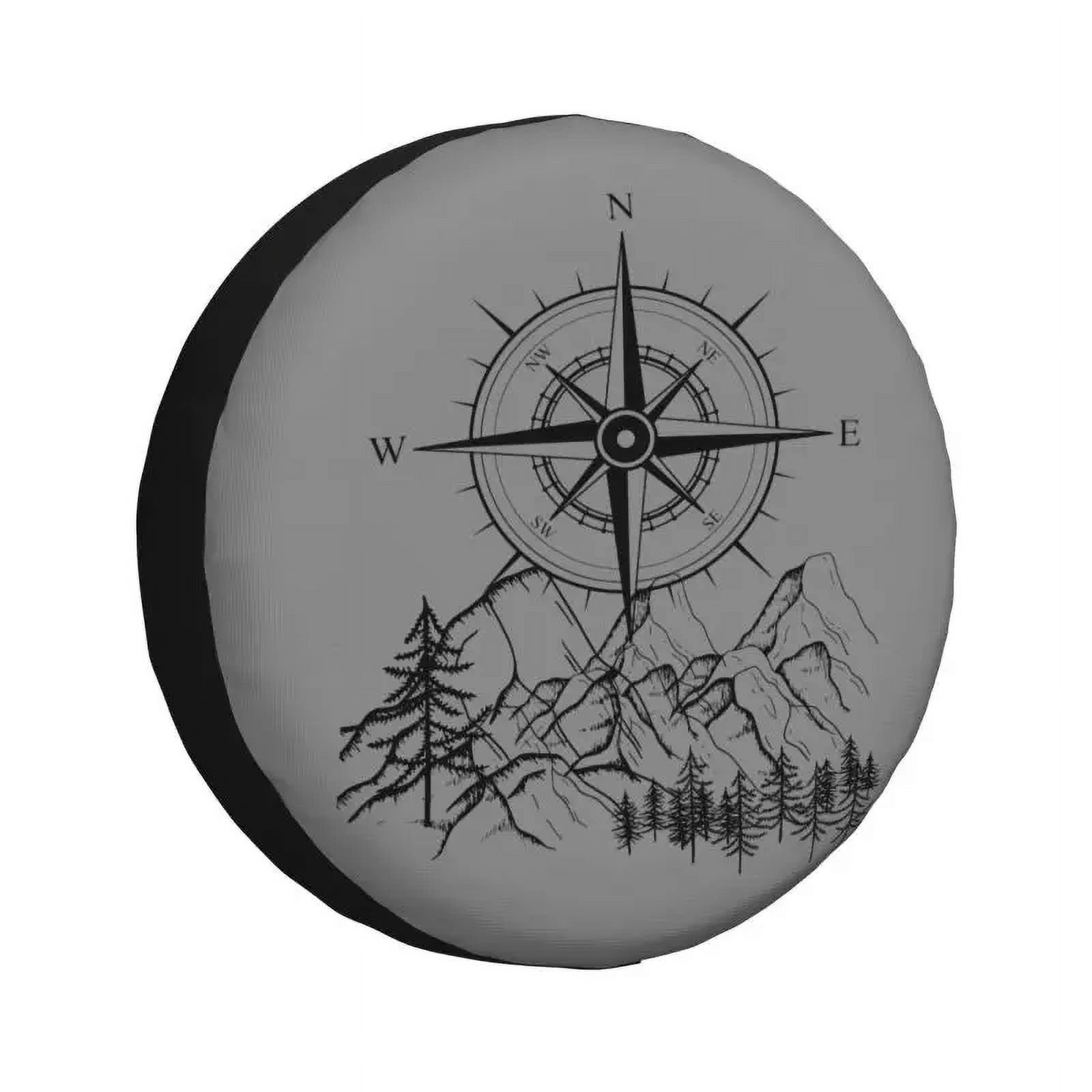 l Camping Adventure Compass Spare Tire Cover for Mitsubishi Suzuki RV ...
