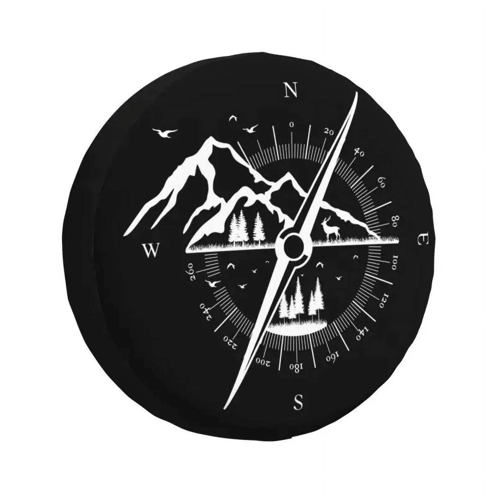l Camping Adventure Compass Spare Tire Cover for Mitsubishi Suzuki RV ...